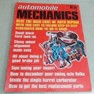 Automobile Mechanics Manual Handbook Winter 1971 | eBay