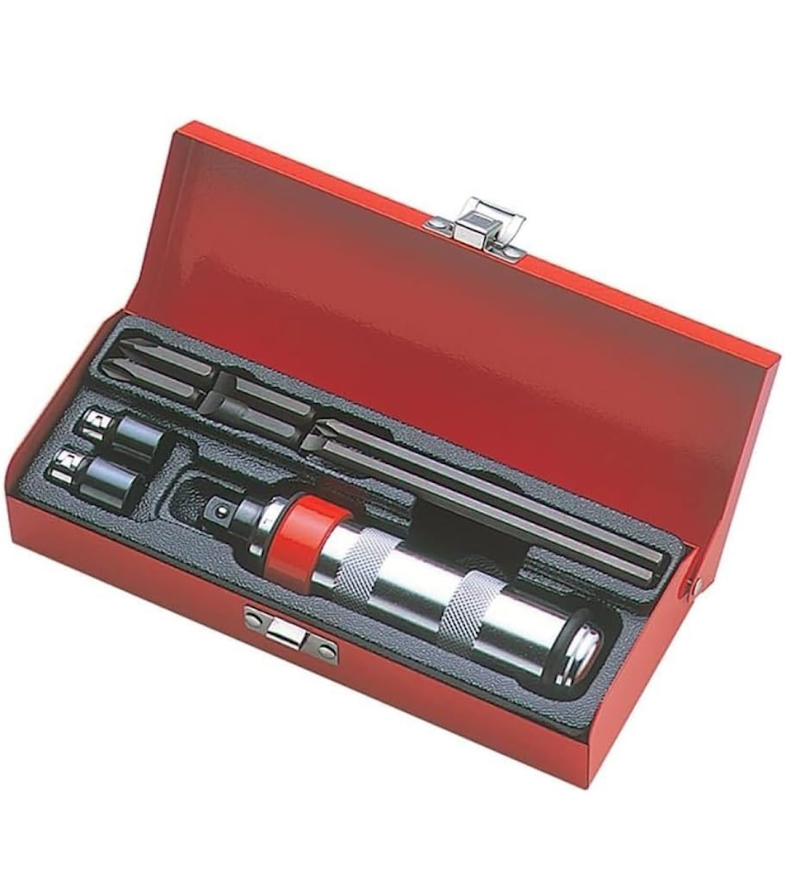 Annex Impact Driver Drive 9.5mm (3/8”) with Case Set of 6 Bits Bike ...