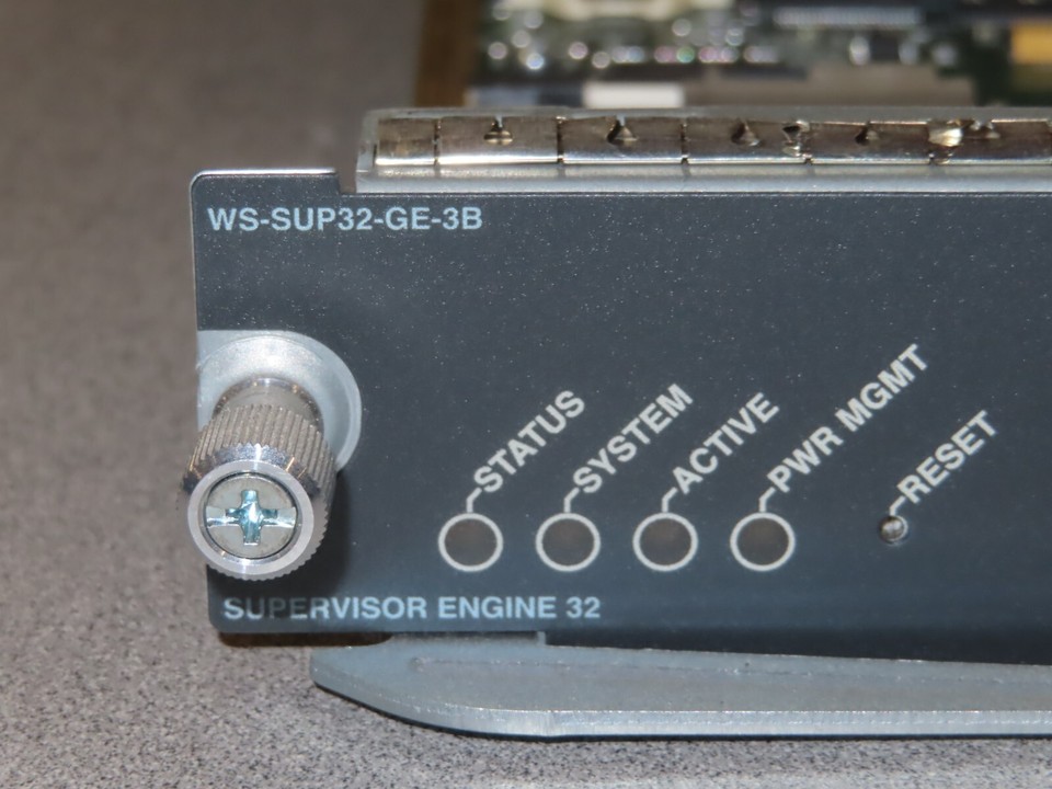 Cisco Catalyst WS-SUP32-GE-3B Supervisor Engine 32 Module | eBay