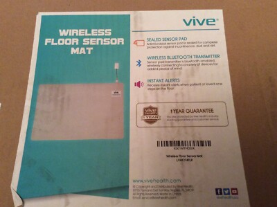Vive Wireless Floor Alarm Mat-Fall Sensor With Pager. Deter Package ...