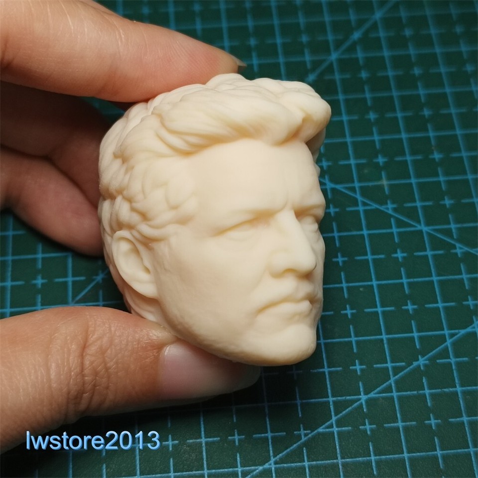 1:12 Pedro Pascal Joel Head Sculpt Carved For 6" Male Action Figure ...