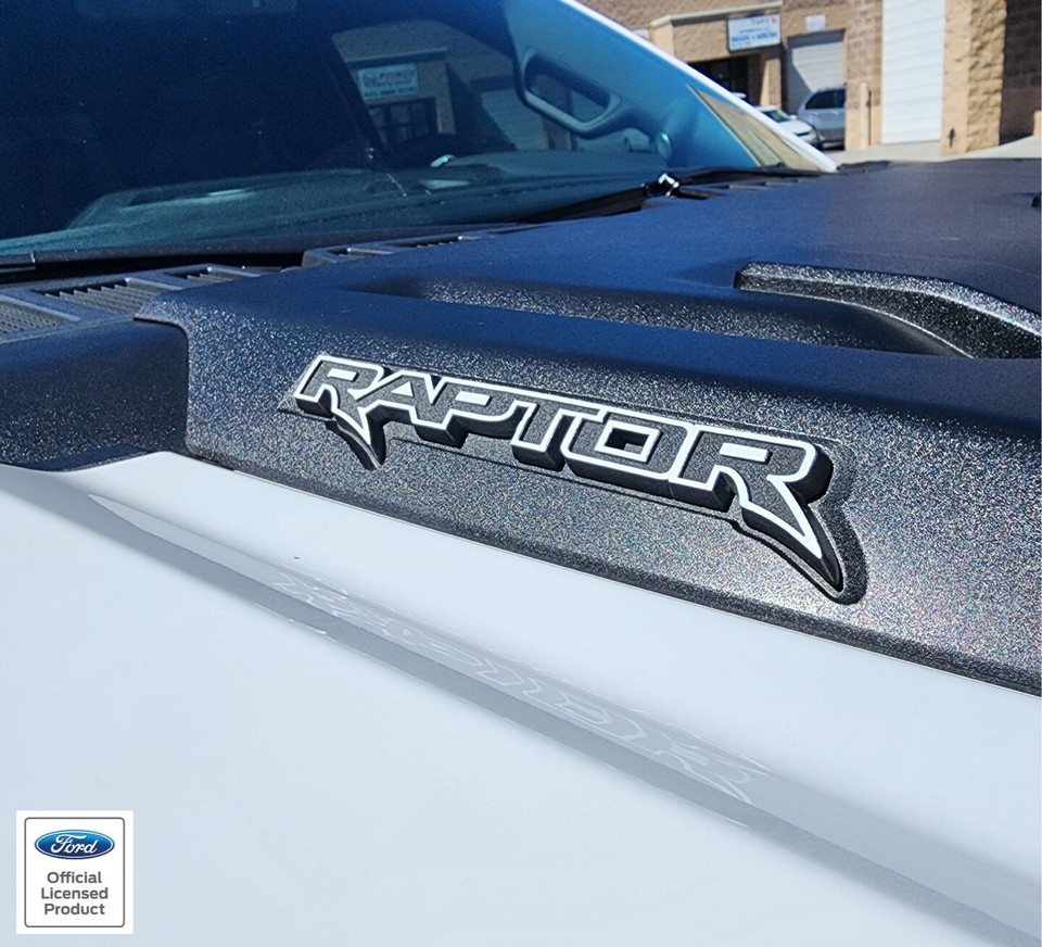 2021-2025 Ford Raptor F150 Hood Cowl Overlay - Pair of Vinyl Decals F ...
