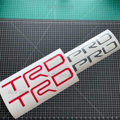 TRD Pro Toyota Tundra 2014 - 2019 Truck Letters Inlay Inserts Decals ...