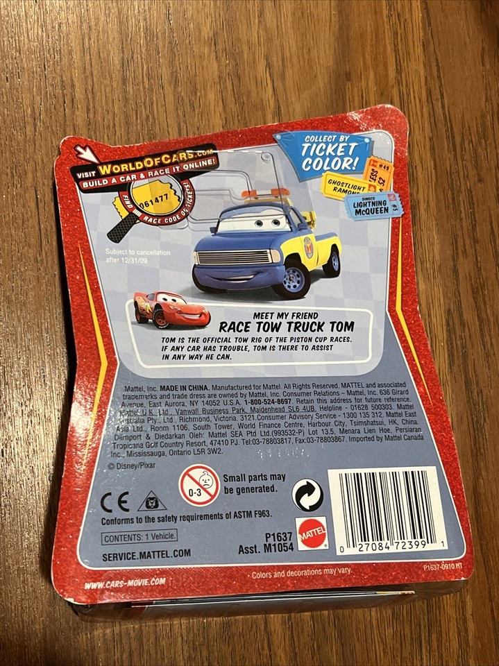 Disney Pixar Cars WORLD OF CARS RACE O RAMA CARD CHUCK MANIFOLD NEW | eBay
