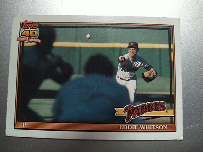 Eddie Whitson TOPPS #481 baseball card | eBay