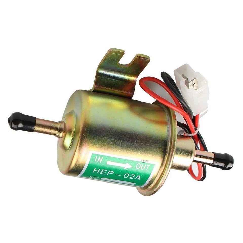 Universal 12V Electric Inline Fuel Pump For Lawn Mowers Small Engine ...