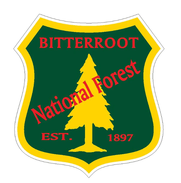 4" bitterroot national forest bumper sticker decal usa made | eBay