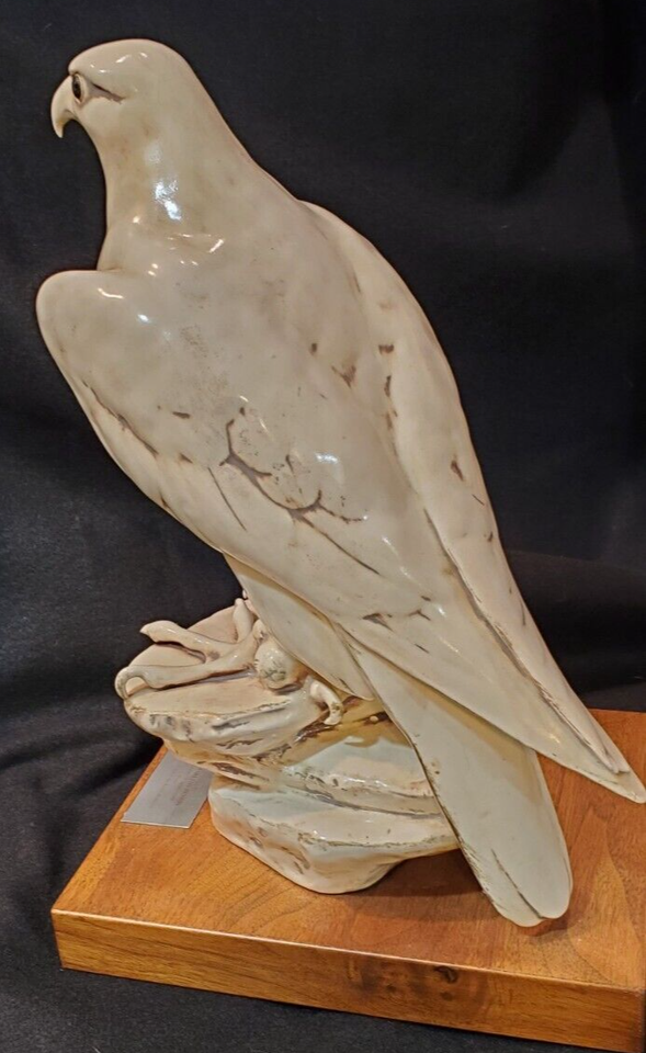 Falcon statue, porcelain, Charlton Heston estate, 15.6" tall | eBay