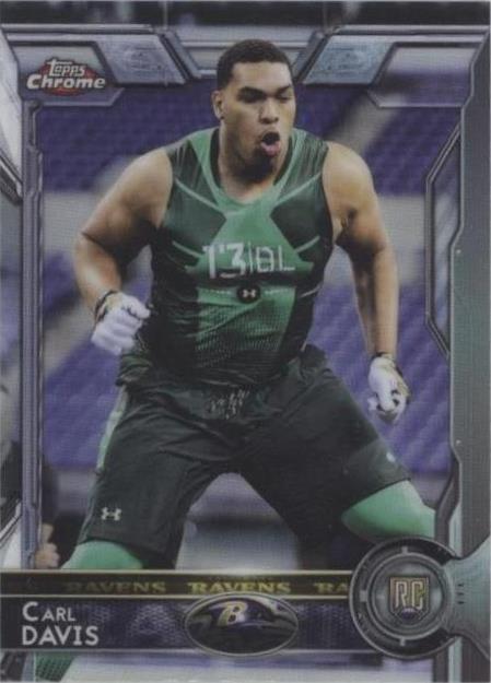 2015 Topps Chrome Mini Carl Davis #195 for sale | eBay