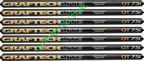Graftech Lite Graphite Iron Shafts .370" Tip Combo Regular/Stiff Flex ...