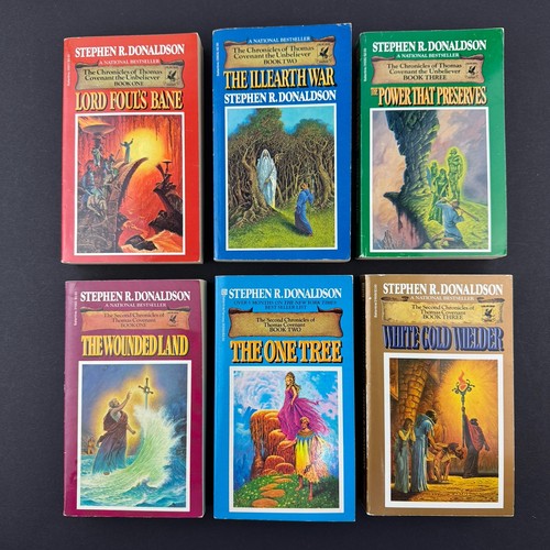 Stephen R. Donaldson Thomas Covenant First & Second Chronicles Complete ...