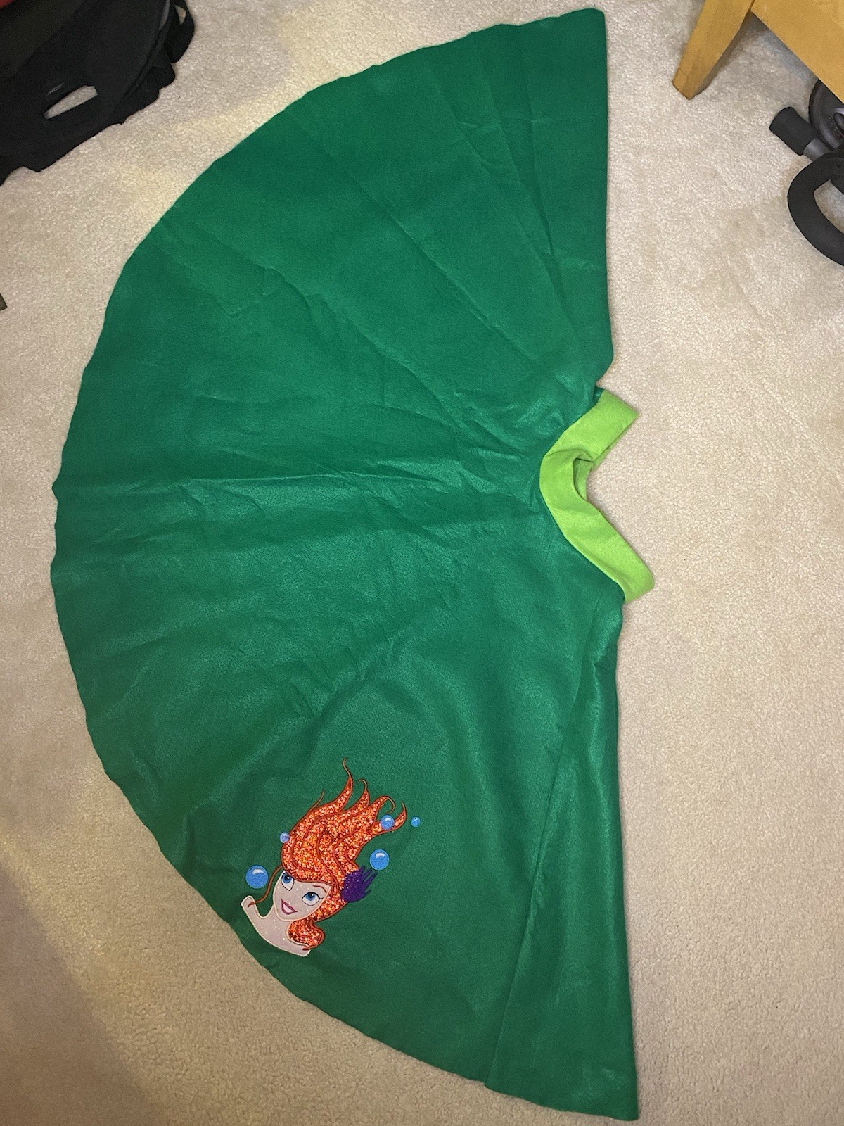 Custom Disney Ariel Little Mermaid Circle Skirt - Gem