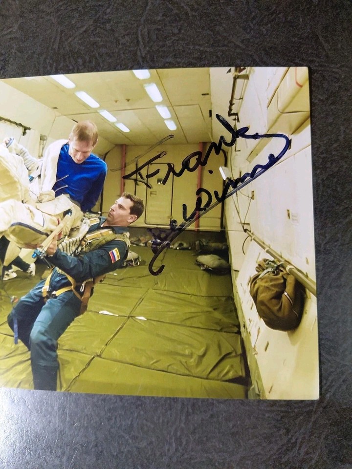 FRANK DE WINNE Hand Signed Autograph 4X6 Photo - BELGIAN ESA ASTRONAUT ...