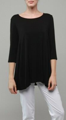 INAE Collection women's 3/4 sleeve rayon swing top | eBay