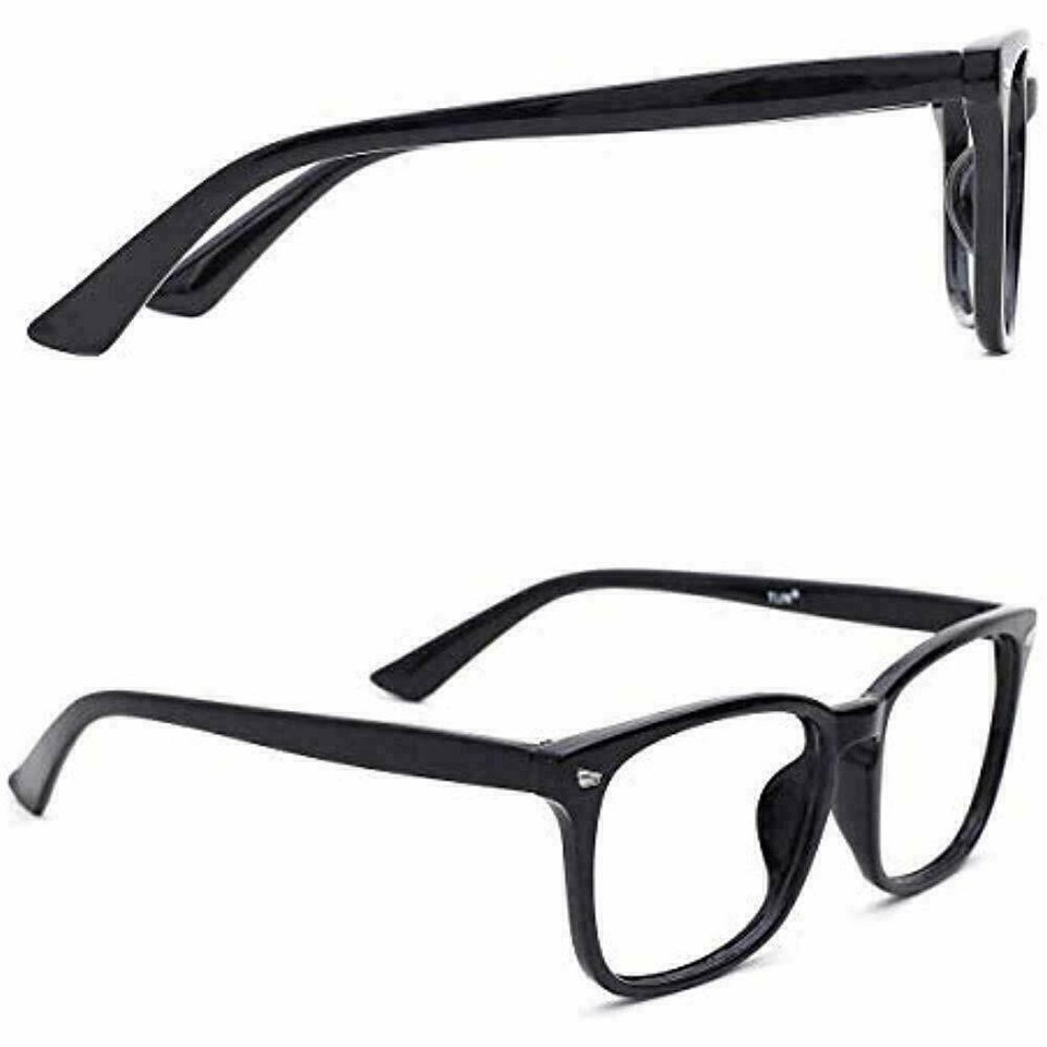 TIJN Eyewear Frames Blue Light Blocking Glasses Square Nerd Eyeglasses ...
