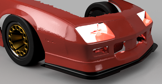 1985-90 Camaro Z28 IROC-Z Hawks Motorsports Front Bumper Lower Splitter ...