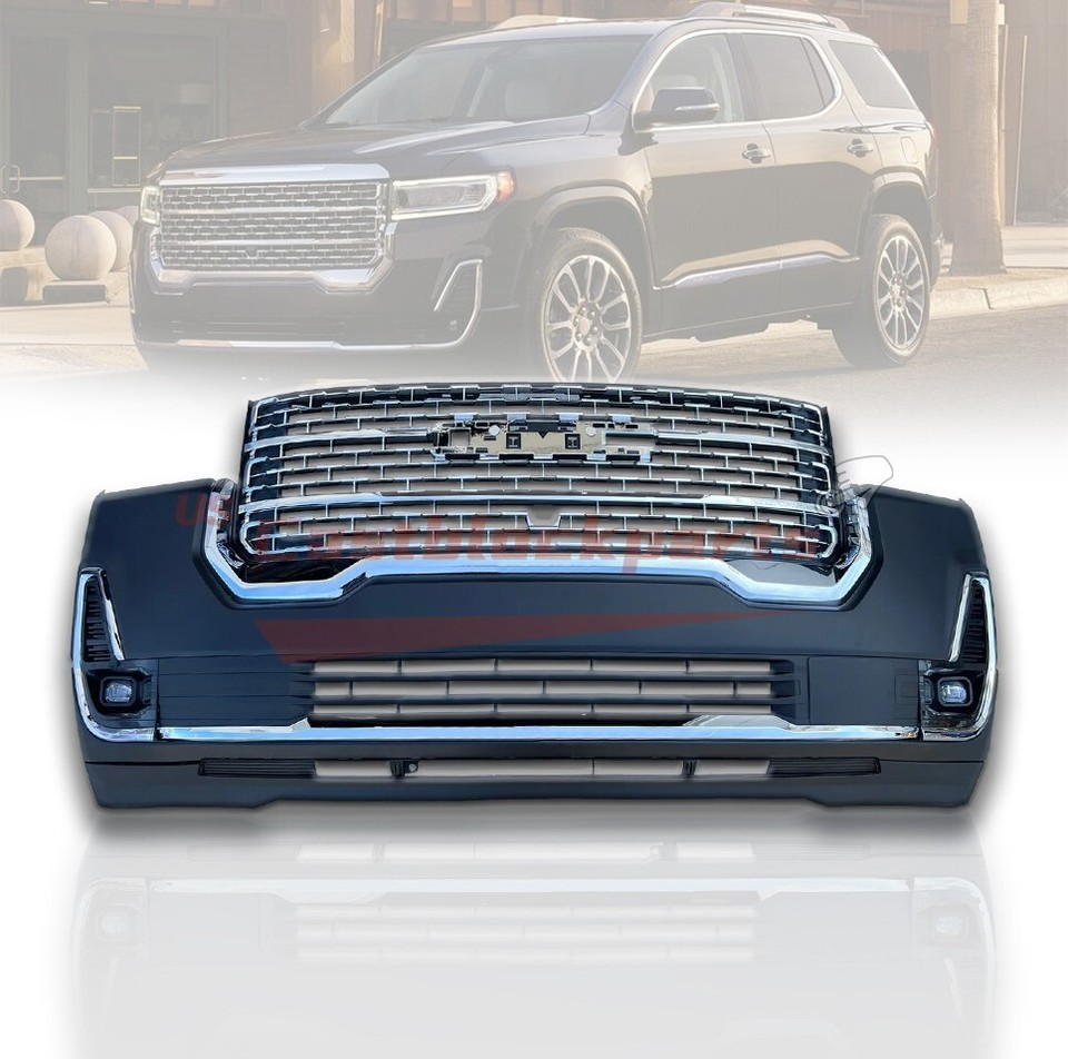 Front Bumper Body Kit Set With Grill&Fog Light For 2020 2021 2022 GMC ...