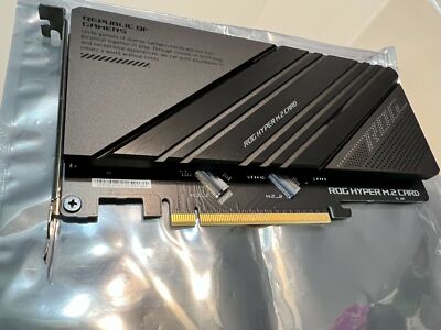 ASUS ROG HYPER M.2 CARD PCIE NVME M.2 EXPANSION CARD | eBay