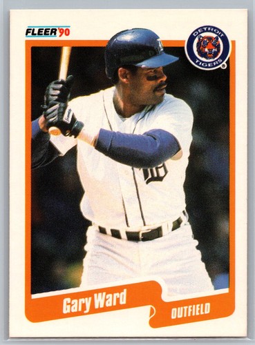 Gary Ward 1990 Fleer BASEBALL #618 Detroit Tigers | eBay
