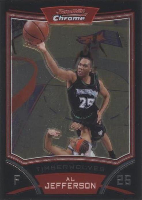 2008-09 Bowman Draft Picks & Stars - Chrome Al Jefferson #44 for sale ...