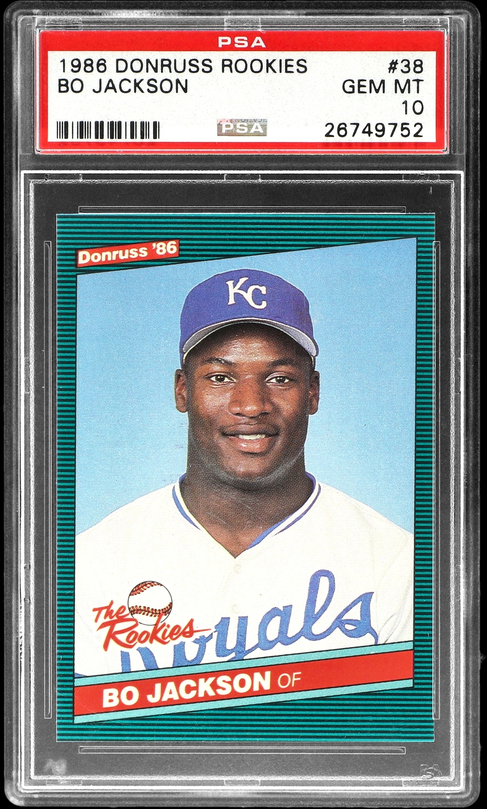 Bo Jackson 1986 Donruss #38 The Rookies Price Guide - Sports Card Investor