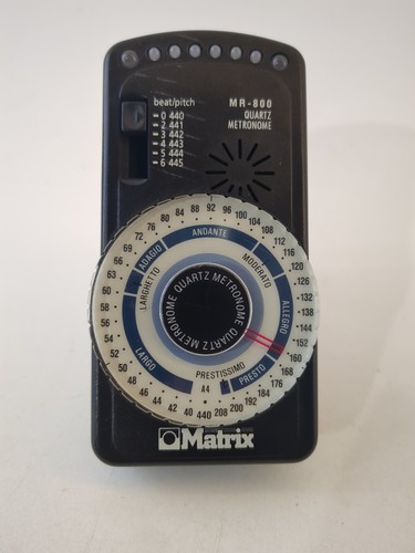 Matrix Quartz Deluxe Metronome MR-800 | eBay
