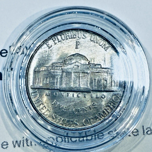 1944-P Jefferson SILVER 5c ~ Uncir. 5-6 Full Steps ~ Beautiful ~ Tone ...