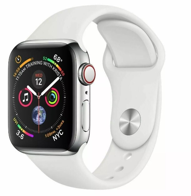 Apple Watch Series 4 40mm 44mm GPS + WIFI + LTE UNLOCKED Stainless ...