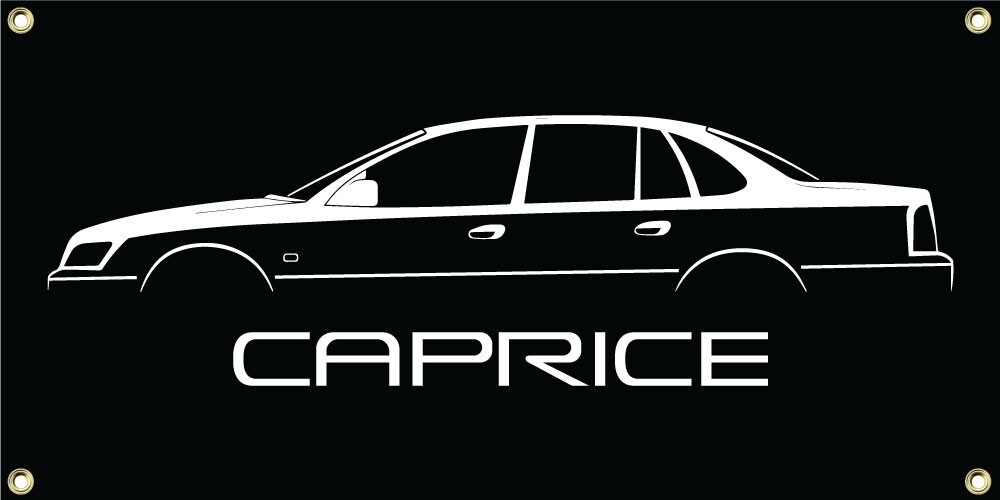 Big Banner Chevy Caprice Silhouette sign poster racing 4'x2' | eBay
