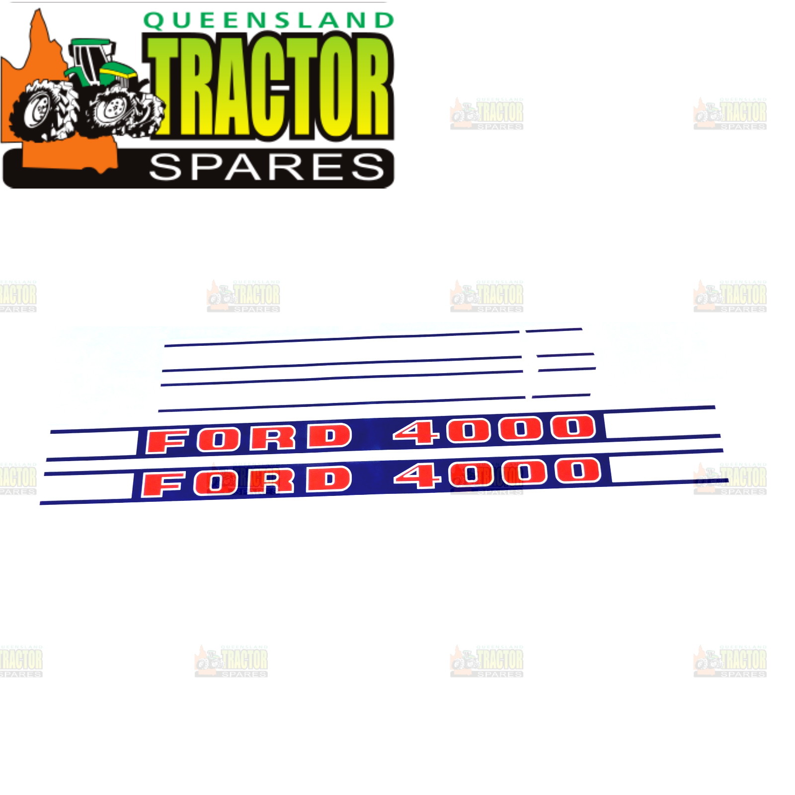 Ford 4000 Tractor Decal Set | eBay Australia