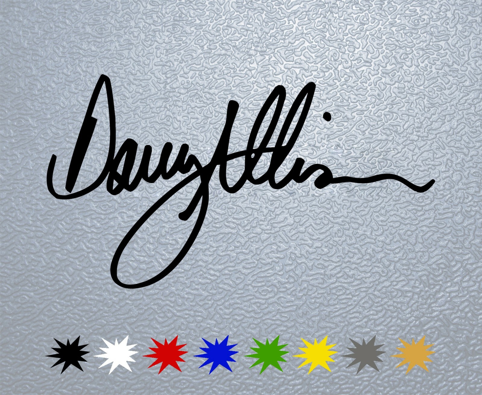 STICKER PEGATINA DECAL VINYL Davey Allison Signature | eBay