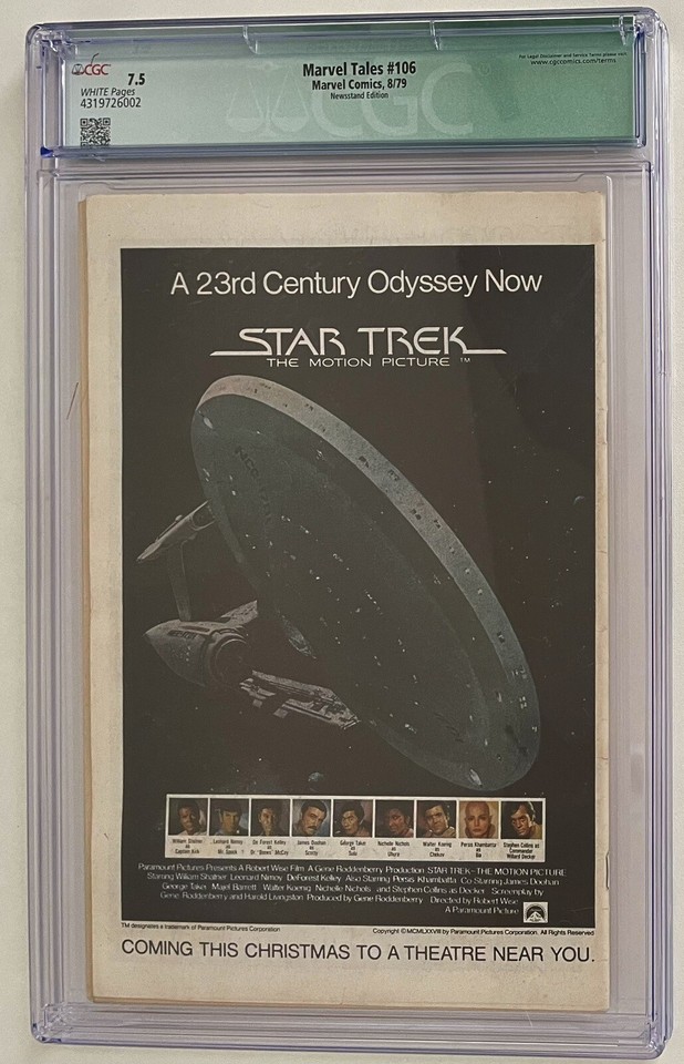 Marvel Tales #106 CGC 7.5! ASM #129 Reprint First Punisher! 8/79🔥🔑 | eBay