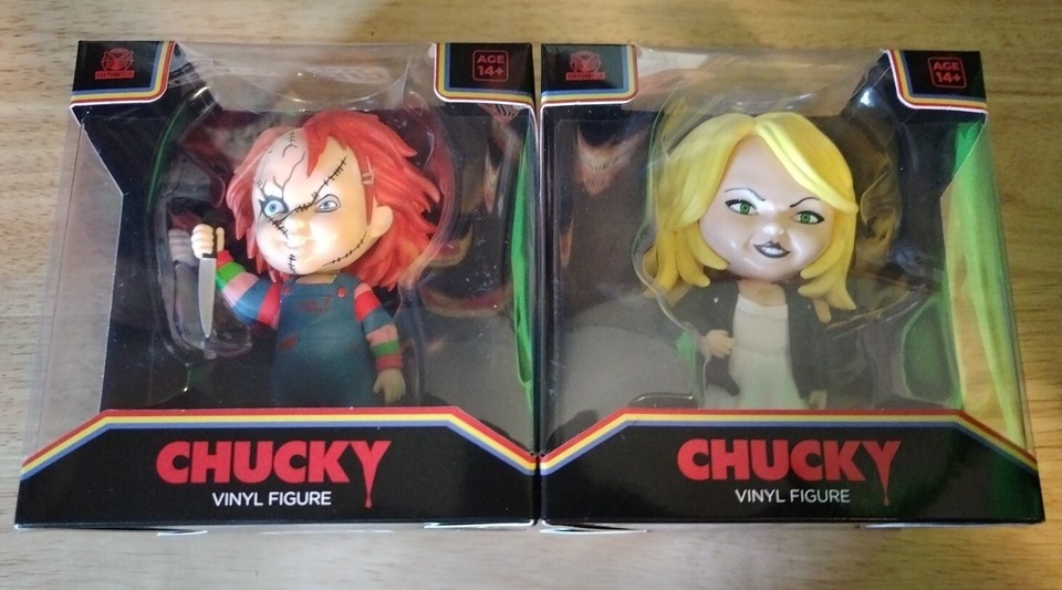 Culturefly Chucky Tiffany Vinyl Figure Lot New Sealed Box 4.5" Child's ...