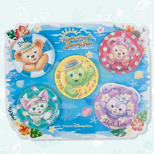 Duffy & Friends Sunny Fan Memo Set of 5 Float Design Stationery 2021 ...