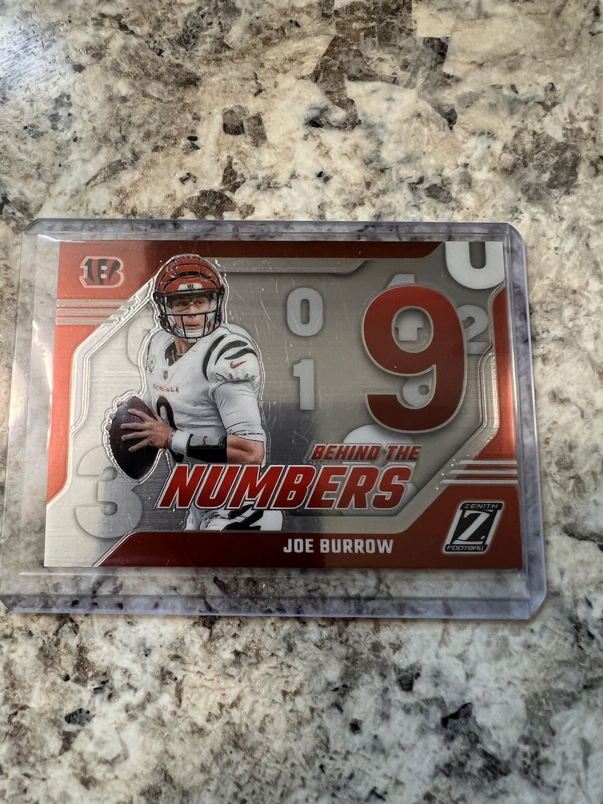 2023 Panini Zenith - Behind The Numbers Red #13 Joe Burrow for sale ...