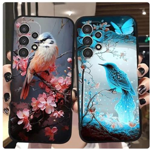 Bird Nature Flower Tree Oiseau Coque Cover Case For Samsung Galaxy S24 ...