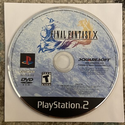 🔥 Final Fantasy X BL (PS2 PlayStation 2, 2001) Mint Disc Only. See ...
