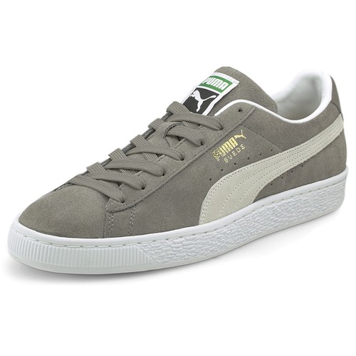 PUMA Suede Classic Xxi Lace Up Mens Grey Sneakers Casual Shoes 37491507 ...