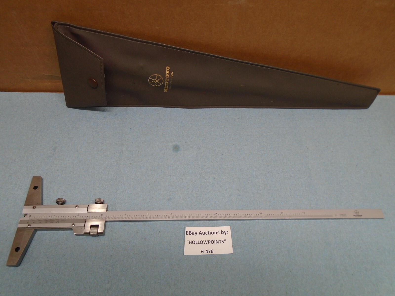 Mitutoyo Japan 527-113 Vernier 12" Depth Gauge Pristine 25 Div. Scale ...