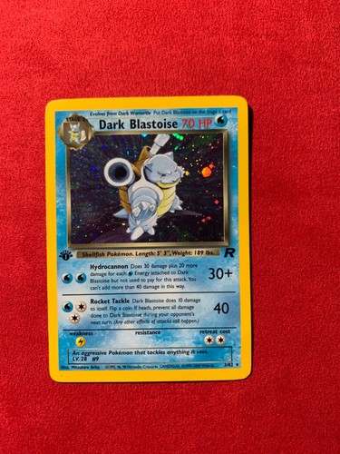 Dark Blastoise 1st edition 3/82 Team Rocket LP+ VLP | eBay