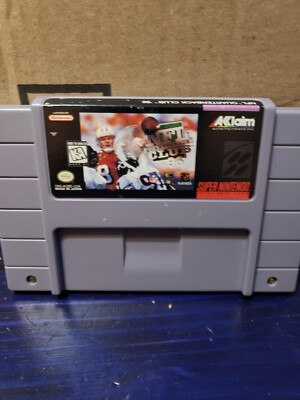 NFL Quarterback Club 96 Super Nintendo SNES Video Game | eBay