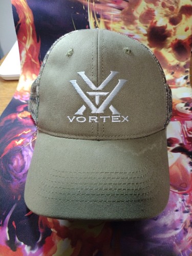 Pre-Owned Trucker Baseball Cap Olive Green/Forest Camo VORTEX ...