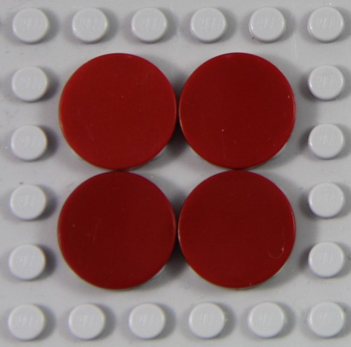 LEGO - 2x2 Round Tiles - PICK YOUR COLORS - Smooth Finishing Plate Flat ...