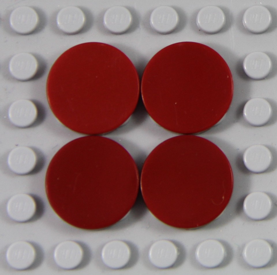 LEGO - 2x2 Round Tiles - PICK YOUR COLORS - Smooth Finishing Plate Flat ...