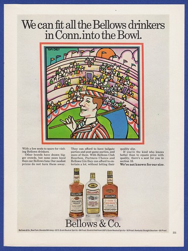 Vintage 1967 BELLOWS & CO. Whiskey Bourbon Gin Alcohol Liquor Print Ad ...