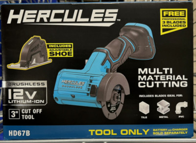 NEW Hercules 12V BRUSHLESS CORDLESS CUT-OFF TOOL (TOOL ONLY) USA SELLER ...