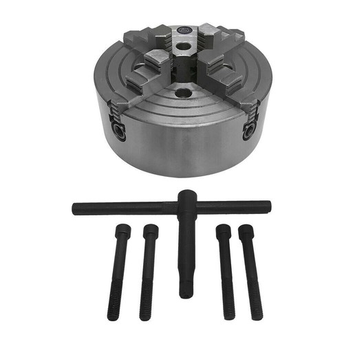4 Jaw K72-160 Independent Lathe Chuck Ground Hardened Lathing Milling ...