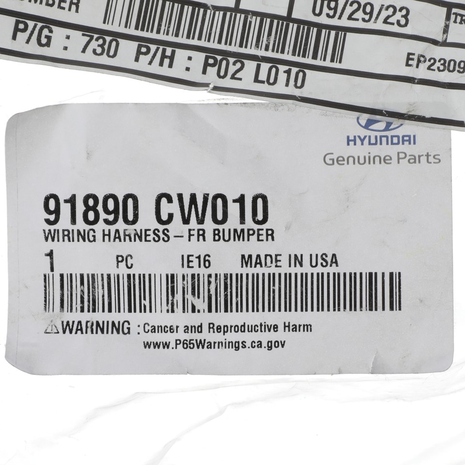 OEM NEW HYUNDAI Tucson 22-24 Front Bumper Park Sensor Wire Harness ...