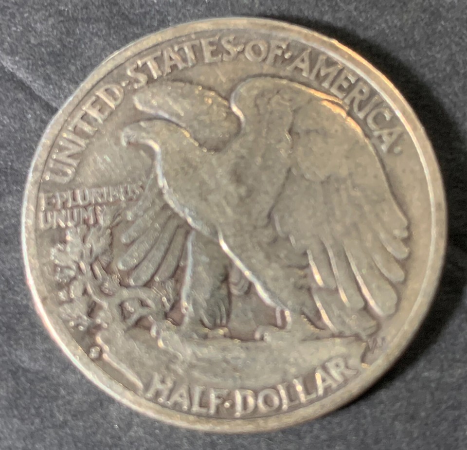 1933 S (Good- Rim Ding) Walking Liberty Half Dollar 90% Silver 50 Cents ...