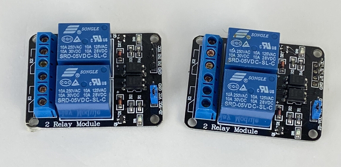 Lot Of 2 Songle 2 Channel Relay Module SRD-05VDC-SL-C | eBay